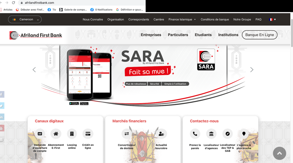 Afriland First Bank lance une nouvelle version de son site web et de son application bancaire ...